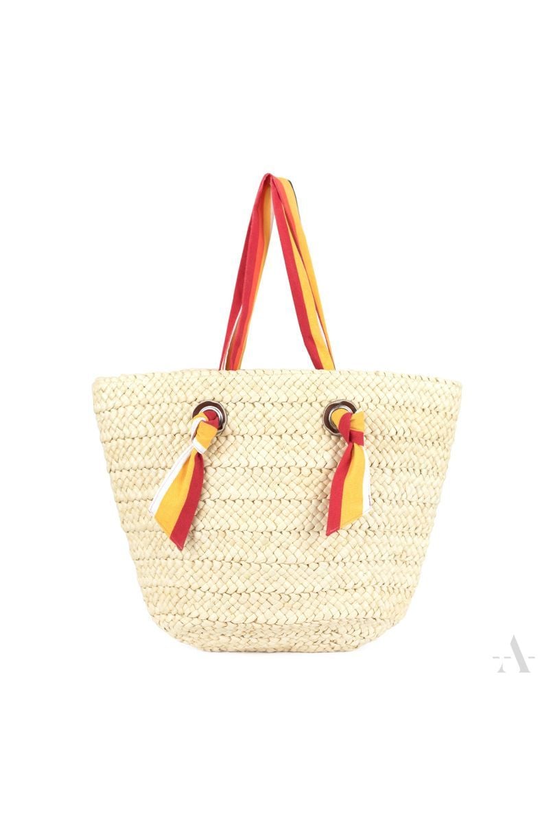 Béžová slamená taška na rameno Mary Ann | Botovo.cz